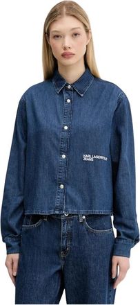 Karl Lagerfeld Damen, Blusen & Hemden, Blau, XSGr&ouml;&szlig;e