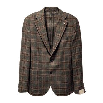 L.B.M. 1911 Woll- und Kaschmirblazer - - Jackets - Herren - Mehrfarbig - 2XL