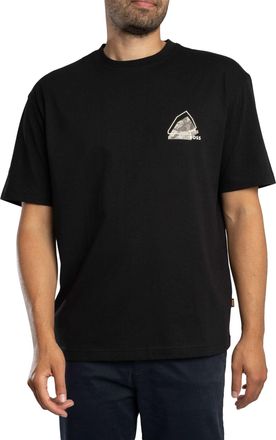 HUGO BOSS T-Shirt Mit Rahmen-R&uuml;ckengrafik, Schwarz