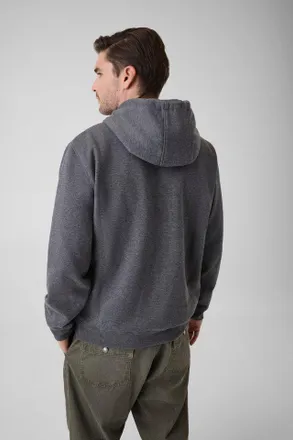 Guess Hoodie TEDDY BEAR MELANGE melierte Sweatqualit&auml;t, Kapuze mit Kordelzug