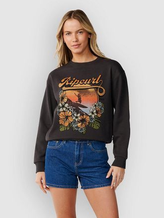 Rip Curl Wave Standard Crew Sweat noir
