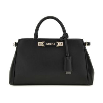 Guess Anadela 3 F&auml;cher Satchel Tasche - - Bags - Damen - Schwarzk - ONE SIZE