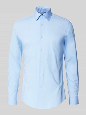 HUGO BOSS Slim Fit Businesshemd aus Popeline mit Stretch-Anteil