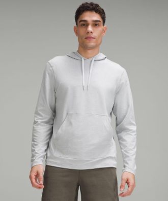 lululemon Soft Jersey Hoodie f&uuml;r M&auml;nner - Gr&ouml;&szlig;e XL in Heathered Vapor/Heathered Silver Drop