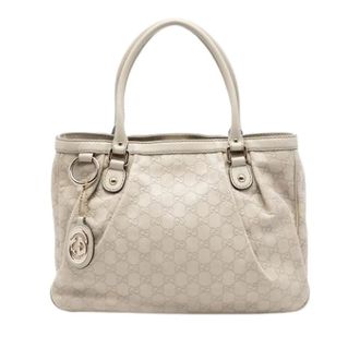 Gucci Cabas Vintage Pre-owned - Femme - Pre-owned - Beige - Taille: ONE Size
