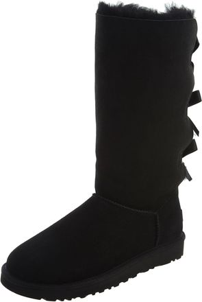 UGG Damen Bailey Bow Tall II Mode-Stiefel, Schwarz