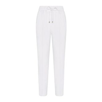 Kiton Kaschmir-Hose mit Kordelzug - - Trousers - Damen - Wei&szlig; - L