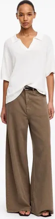 Arket Weite Hose -Braun