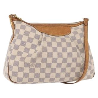 Louis Vuitton Pre-owned Damier Azur Schultertasche - - Pre-owned - Damen - Beige - ONE SIZE
