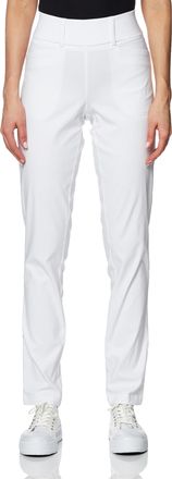 Callaway Truesculpt, Damen-Golfhose mit Schlupfbund, Stretch, Feuchtigkeitsableitend, Umweltfreundliche Performance-Hose, Weiß glänzend, M/81 cm Entrepierna