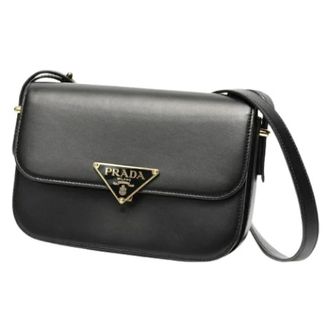 Prada Sac bandouli&egrave;re Glass Pre-owned - Femme - Pre-owned - Noir - Taille: ONE Size
