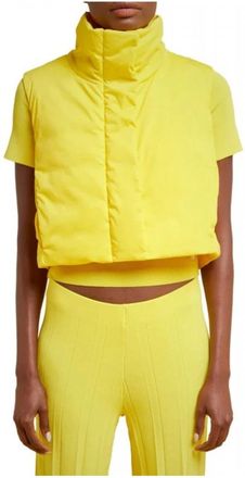 Liviana Conti Femme, Vestes, Jaune, Taille: 44 FR Liviana Conti - Vestes > Gilets