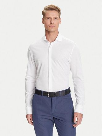 HUGO BOSS Hemd P-Hank 50527675 Wei&szlig; Slim Fit