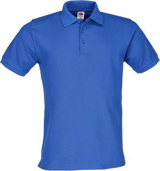 Fruit Of The Loom Premium Polo + GRATIS MyShirt Stoffbeutel, Farbe:royal + GRATIS MyShirt Stoffbeutel, Gr&ouml;&szlig;e:3XL