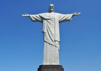 Calvendo Poster 84,1 x 59,4 cm Querformat Cristo Redentor| Bilder, Kunstdruck, Wandbild, Wanddeko, Prints ohne Rahmen