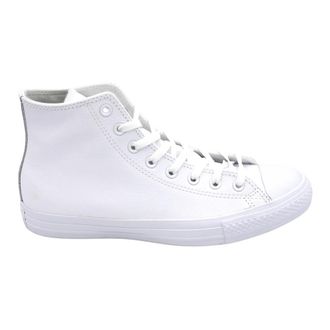 Converse Leder Hi-Top Gummisohle Sneakers - - Shoes - Damen - Wei&szlig; - 38 EU