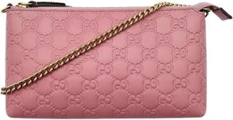 Gucci Pre-owned Vintage Clutch - Femme - Pre-owned - Rose - Taille: ONE Size
