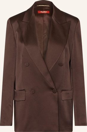 Max Mara Max Mara Studio Satinblazer Arca braun