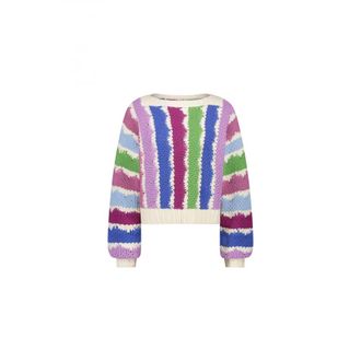 Fab By Fabienne Chapot Fabienne Chapot, Femme, Pulls, Multicolore, Taille: 36 FR Pull Rayé à Manches Longues