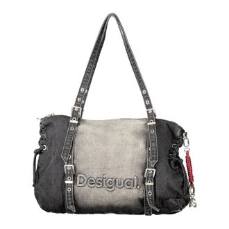 Desigual Half Logo Denim Lanuza Bag - - Bags - Damen - Schwarzk - ONE SIZE