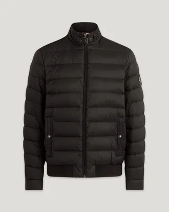 Belstaff Veste Circuit Pour Homme Nylon Garni De Duvet Noir 48