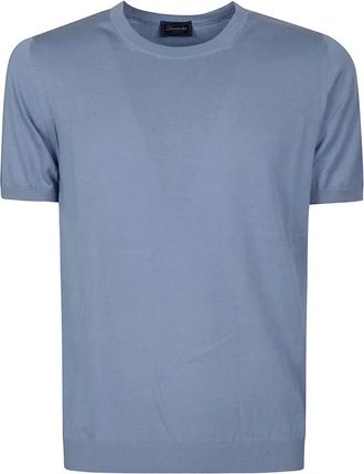 Drumohr Homme, Tops, Bleu, Taille: M T-Shirt