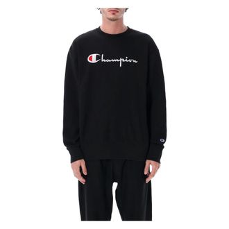 Champion Reverse Weave Rundhals-Sweatshirt - - Sweatshirts & Hoodies - Herren - Schwarzk - L