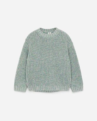 Arket Wollpullover Mit Space-Dye-F&auml;rbung -Gr&uuml;n