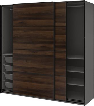 IKEA PAX / MEHAMN Kleiderschrank mit Schiebet&uuml;ren