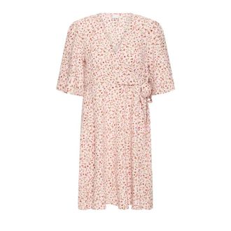 Ichi Rosa Blume Kreide Stil Modell - - Dresses - Damen - Mehrfarbig - M