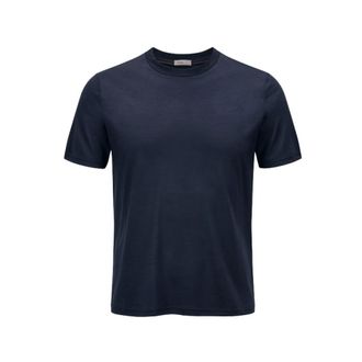 Herno Woll-T-Shirt - - Tops - Herren - Blau - M