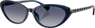 Ralph Lauren Femme, Accessoires, Bleu, Taille: 56 MM Ra5338U 62854L Lunettes de soleil