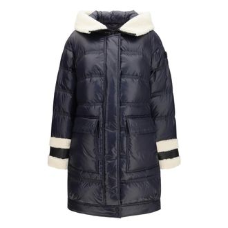 Peuterey Kunto BG 02 Shearling-Kragen Pufferjacke - - Coats - Damen - Blau - M