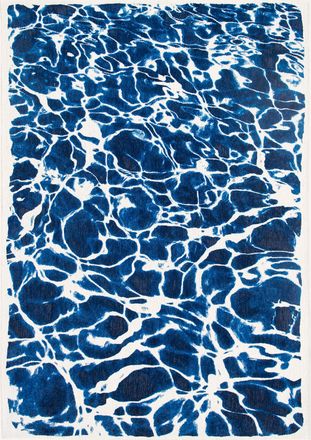 Louis De Poortere Louis De Poortere Teppich Meditation Swim blau