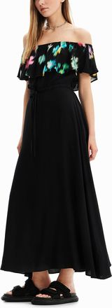 Desigual Damen Vest_susan 2000 Dress, Schwarz, XL EU