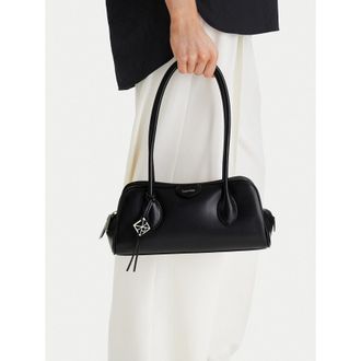 Calvin Klein Handtasche Calvin Klein Emblem Trio Shoulder Bag LV04F3369G Schwarz