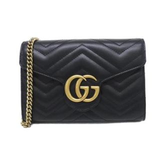 Gucci Sac bandouli&egrave;re matelass&eacute; vintage Pre-owned - Femme - Pre-owned - Noir - Taille: ONE Size