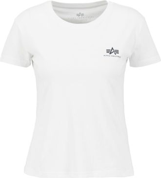 Alpha Industries Alpha Industries Damen Basic T Small Logo, White, L