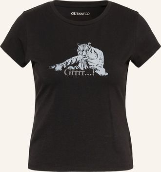 Guess T-Shirt schwarz