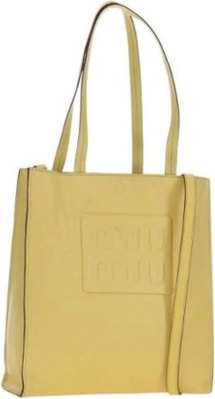 Miu Miu Damen, Pre-Owned, Gelb, ONE SIZEGr&ouml;&szlig;e