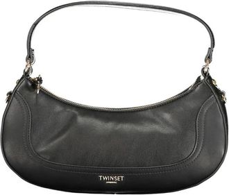 Twinset Hobo Bag mit Ketten-Detail - - Bags - Damen - Schwarzk - ONE SIZE