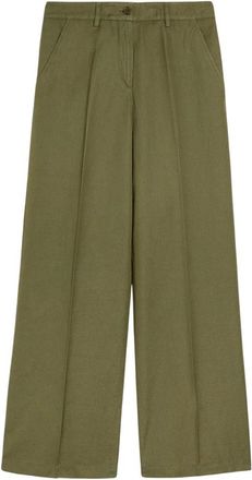Aspesi Femme, Pantalons, Vert, Taille: 38 FR Pantalon Large Taille Haute