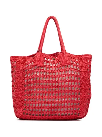 Dolce & Gabbana sac cabas en raphia (2010-2025) - Rouge