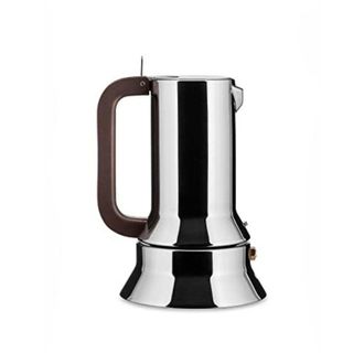 Alessi 9090/3 - Machine &agrave; caf&eacute; italienne of acier inoxydable 18/10 brillant avec base magn&eacute;tique