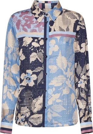 Silvian Heach Femme, Blouses et Chemises, Multicolore, Taille: 36 FR Sanas Shirt