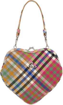 Vivienne Westwood Femme, Sacs, Multicolore, Taille: ONE Size Belle Heart Frame Handbag