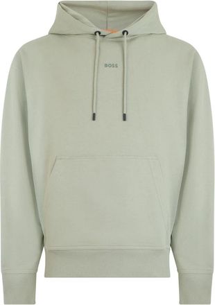 HUGO BOSS Homme, Sweatshirts et sweats &agrave; capuche, Vert, Taille: XL Sweat &agrave; capuche en coton