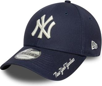 New Era 9Forty Strapback Cap - Visor Script New York Yankees