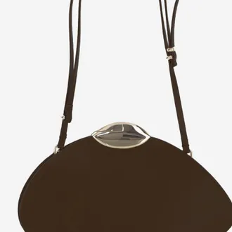 Benedetta Bruzziches Womens Belle De Jour Leather Shoulder Bag Brown