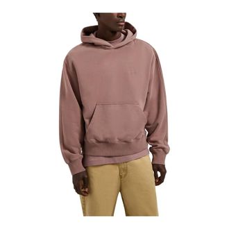 Olaf Hussein Signature Boxy Hoodie - - Sweatshirts & Hoodies - Herren - Rosa - S